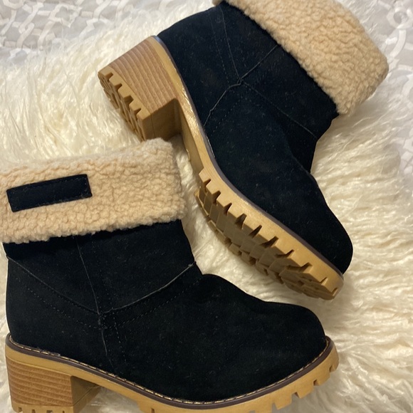 Shoes | New Black Fold Down Boots | Poshmark
